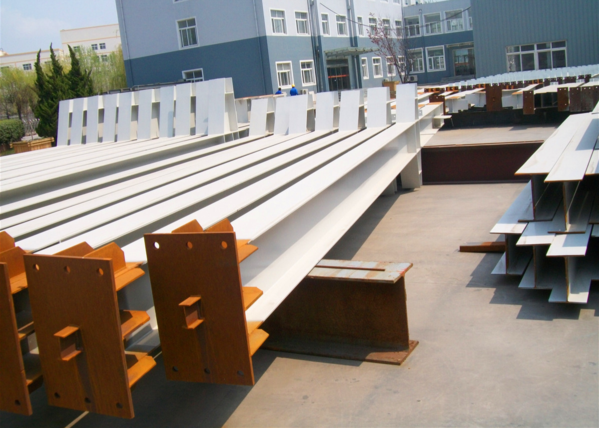 H forma vigas de acero para la fabricación estructural.
